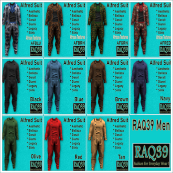 Second Life Marketplace - [R39] Alfred Suit-AFBLU