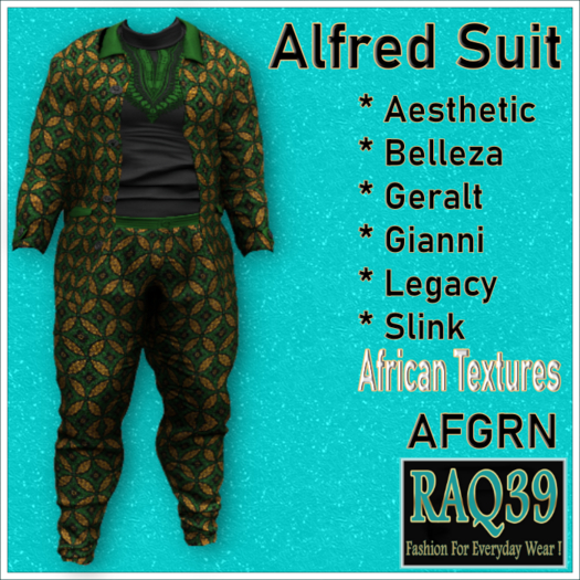 Second Life Marketplace - [R39] Alfred Suit-AFGRN