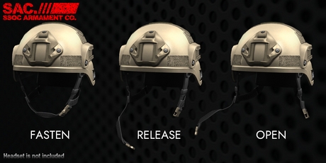 Second Life Marketplace - [SAC] MICH2000 Helmet v1.20 RANGER GREEN Box