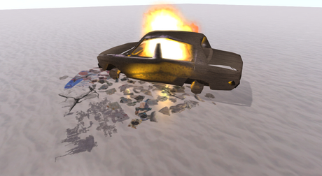 Second Life Marketplace - .:XS:.Death car -3 Landimpact-