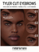 Second Life Marketplace - metaHumano - TYLER - CUT EYEBROWS ADD ONS