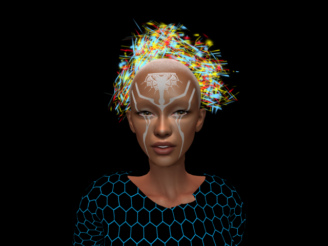 Second Life Marketplace - Cyber hair - Aura