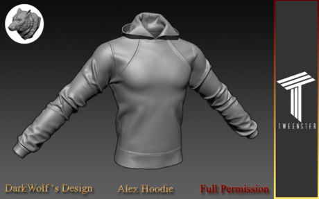Second Life Marketplace - Alex_Hoodie_Tweenster_Full_Perm_V2
