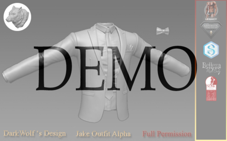 Second Life Marketplace - Jake_Outfit_Alpha_Demo