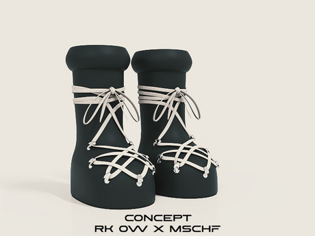 Second Life Marketplace - VB. RKOW x MSCHF Boots Black