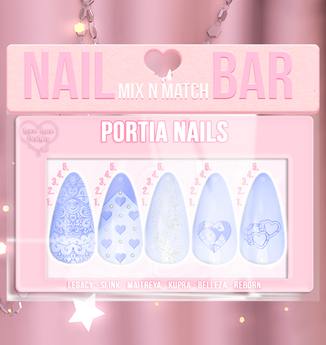 Second Life Marketplace - ::LL:: Portia Nails // Blue
