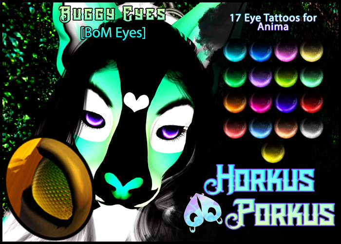 Second Life Marketplace - [HkPk] Anima Buggy Eyes - BoM