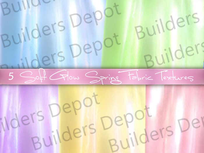 Second Life Marketplace - FULL PERM 5 Soft Glow SEAMLESS Fabric Textures