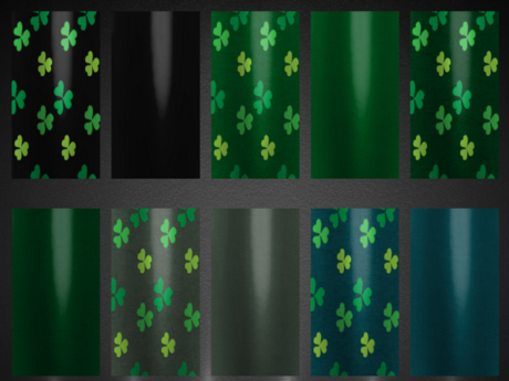 Second Life Marketplace - St. Patrick Nail Texture Hud ONLY "BOXED"