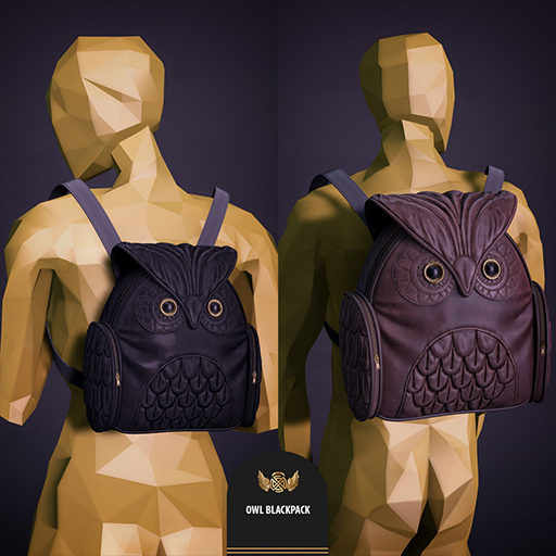Second Life Marketplace - Owl backpack-FATPACK