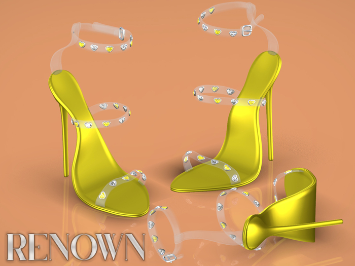 Second Life Marketplace - Renown . Valentina Heels [Yellow]