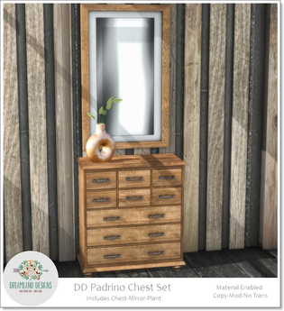 Second Life Marketplace - DD Padrino Chest Set /ADD