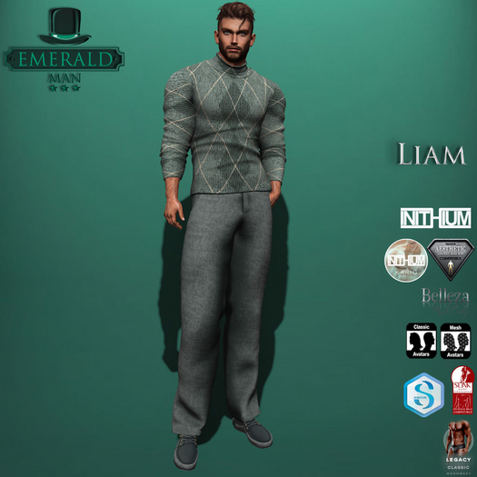 Second Life Marketplace - Liam Outfit Forest