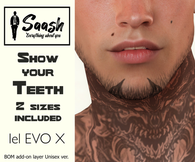 Second Life Marketplace - DEMO Teeth's EvoX BOM