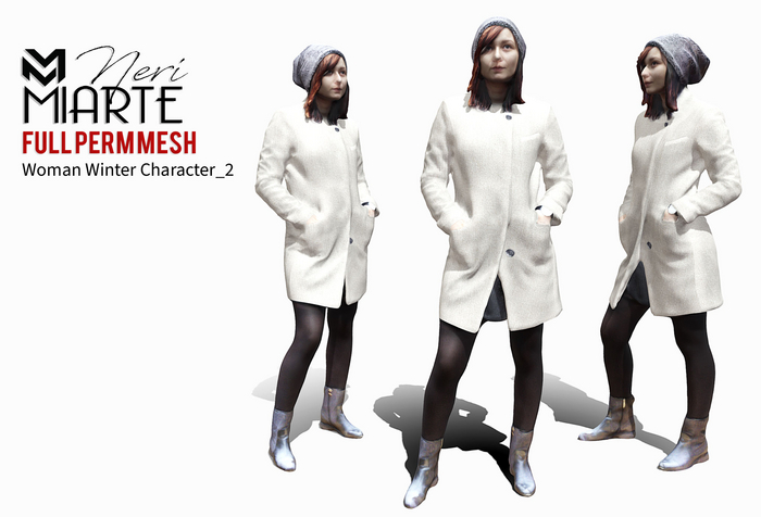Second Life Marketplace - .::Neri M I A R T E ::.Full Permission Woman ...