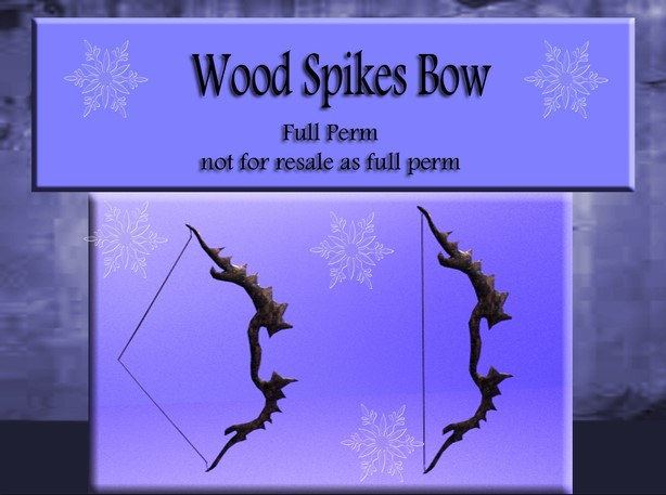 Second Life Marketplace - wood spikes bow 1