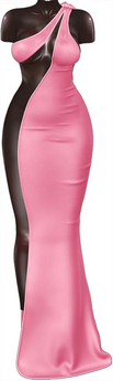 Second Life Marketplace - Kaithleen's Jennifer Long Dress - Pink