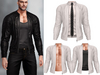 Second Life Marketplace - BRON - Jason Leather Jacket - White