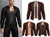 Second Life Marketplace - BRON - Jason Leather Jacket - Light Brown