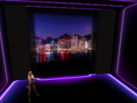 Second Life Marketplace - skybox city night
