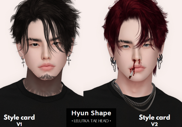 Second Life Marketplace - [Stanley] Hyun Shape Tae - Lelutka Head Tae EvoX