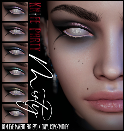 Second Life Marketplace - Knife Party // Misty Eye Makeup // Evo X