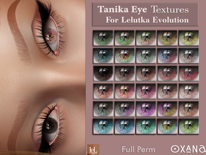 Second Life Marketplace - Tanika Eyes - Textures for LeLEvo
