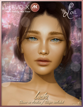 Second Life Marketplace - ::Loa:: Lucia Skin ~Lelutka EVO X / VELOUR ...
