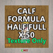 Second Life Marketplace - {TFF} Calf Formula, Half Full X 50 TEXTURE W1