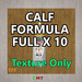 Second Life Marketplace - {TFF} Calf Formula, Full X 10 TEXTURE W1
