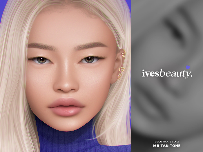 Second Life Marketplace - IVES x LeLU EvoX - Somi Skin - MB TAN