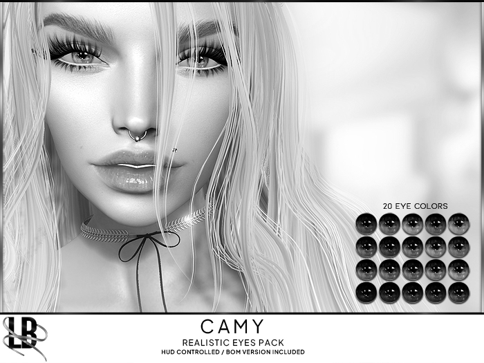 Second Life Marketplace - LB - Camy Realistic Eyes DEMO (Evo,Evo X ...
