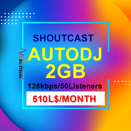 Second Life Marketplace - Radio Shoutcast Server Autodj 2 GB 50 ...