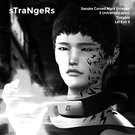 Second Life Marketplace - sTraNgeRs- Sasuke Cursed Mark Unleash Lel EVO ...