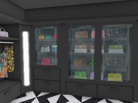 Second Life Marketplace - Hollyhood Women's Closet BLACK - FATPACK
