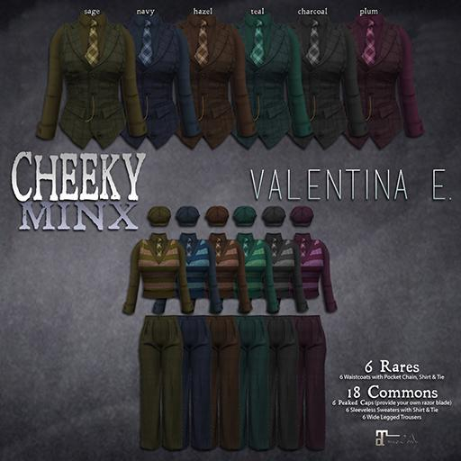Second Life Marketplace - :V.e. Cheeky Minx Peaked Cap Charcoal COMMON