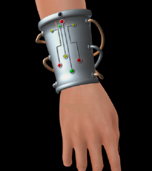 Second Life Marketplace - -Elemental - 'Robotic Bracer' Gold Precious