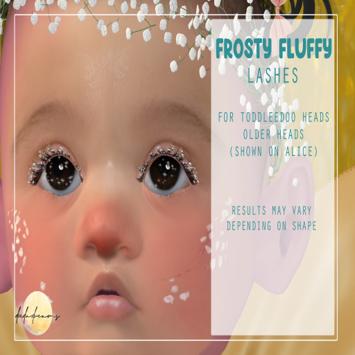 Second Life Marketplace - ~:DudaDreams: Frosty Fluffy Lashes TD