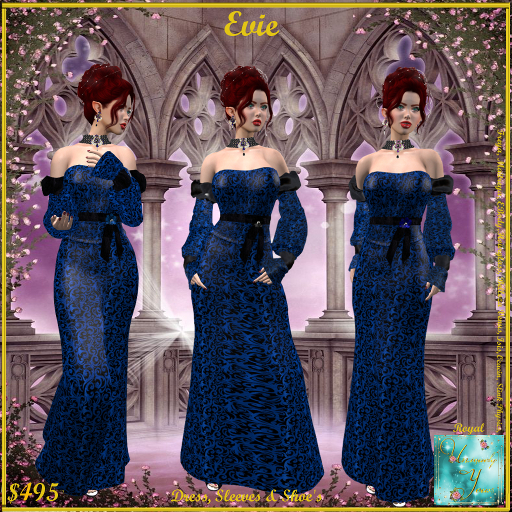 Second Life Marketplace - UY - Evie Gown ROYAL BOX