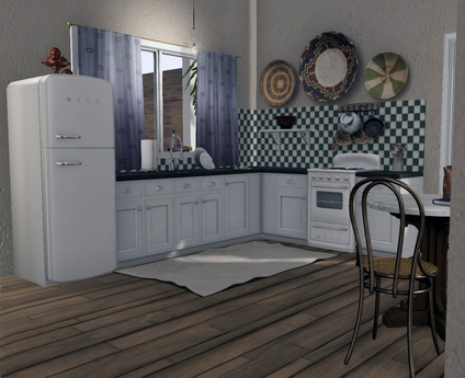 Second Life Marketplace - Rubble Tiny House - Beachy/Cabin Style