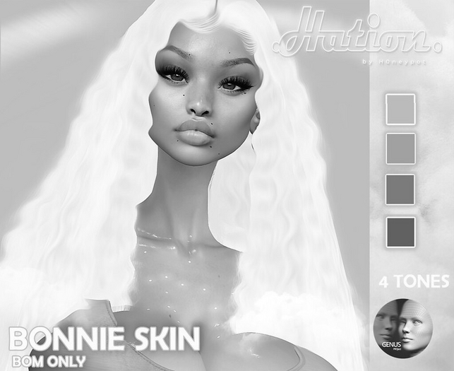 Second Life Marketplace - .HATION. Bonnie skin DEMO