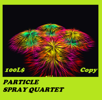 Second Life Marketplace - PARTICLE SPRAY QUARTET