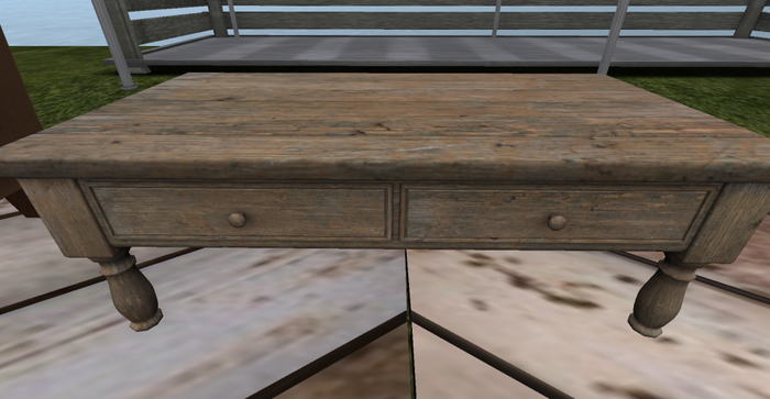 Second Life Marketplace - 6.DD Traemore Living Room Table