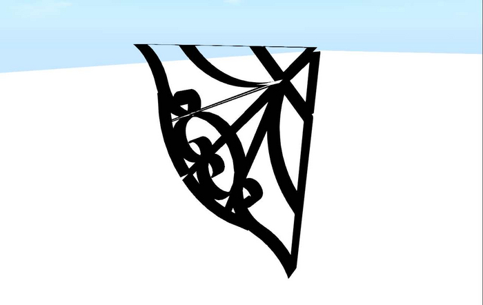 Second Life Marketplace - Wall Wrought Iron Bracket