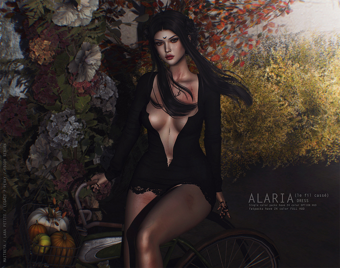 Second Life Marketplace - {le fil cassé} Alaria Dress Fatpack