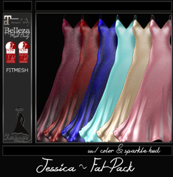 Second Life Marketplace - Charisma's Designs Jessica Fat Pack (add to ...