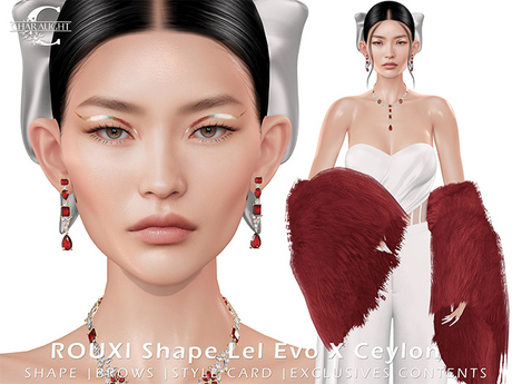 Second Life Marketplace - CHARAUGHT - ROUXI Shape LeLUTKA Evolution X ...