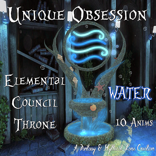 Second Life Marketplace - UO-Elemental Council Throne-Water