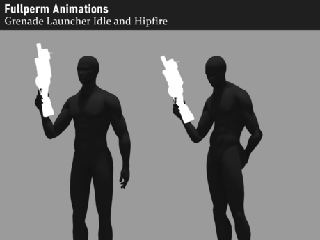 Second Life Marketplace - Full Perm - Grenade Launcher Idle and Firing ...