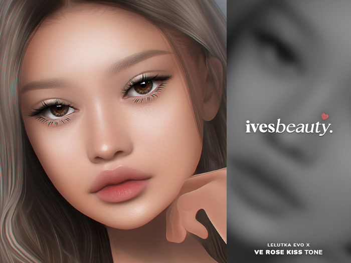 Second Life Marketplace - IVES - LeLU EvoX - Etevalda Skin - VE ROSE KISS
